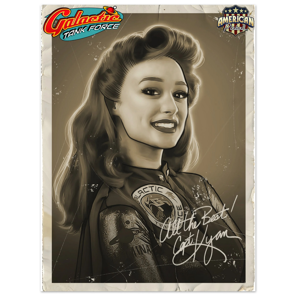 Galactic Tank Force-Premium Semi-Glossy Paper Poster – American Pinball