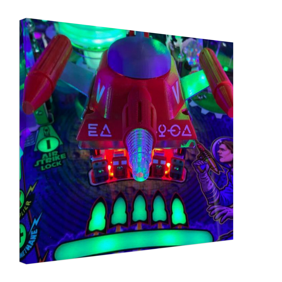 Galactic Tank Force-122 Canvas – American Pinball