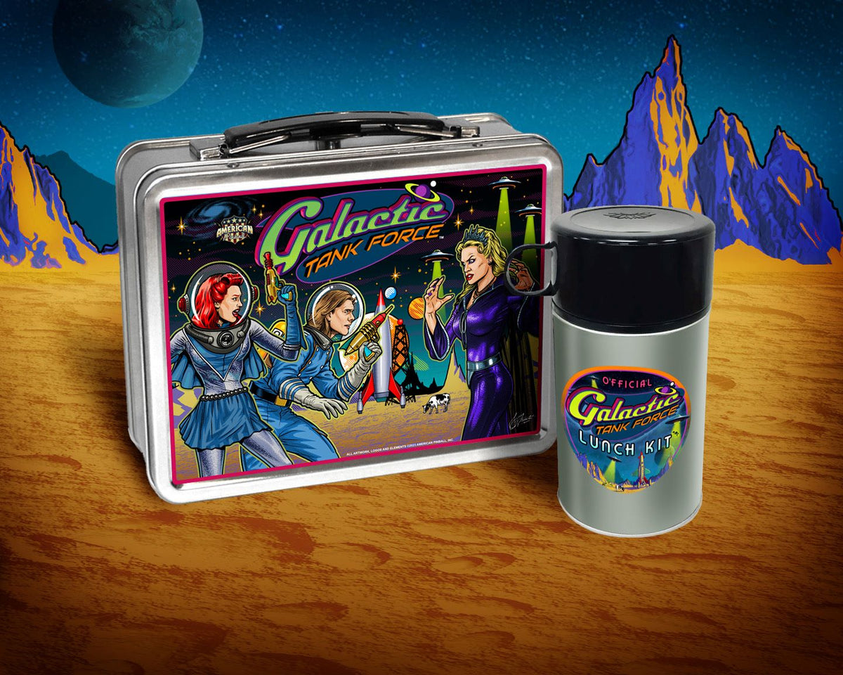 Standard Galactic Tank Force Lunch Kit (with thermos) – American Pinball