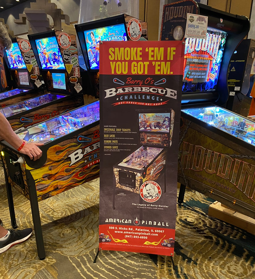 Barry O's BBQ Banner – American Pinball