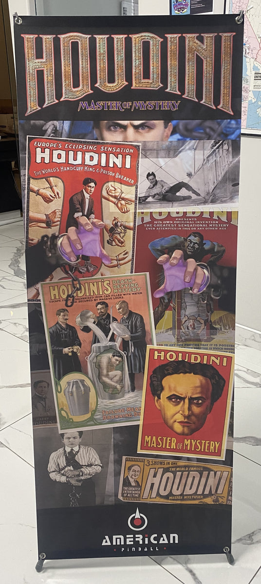 Houdini Banner 24" X 62" – American Pinball