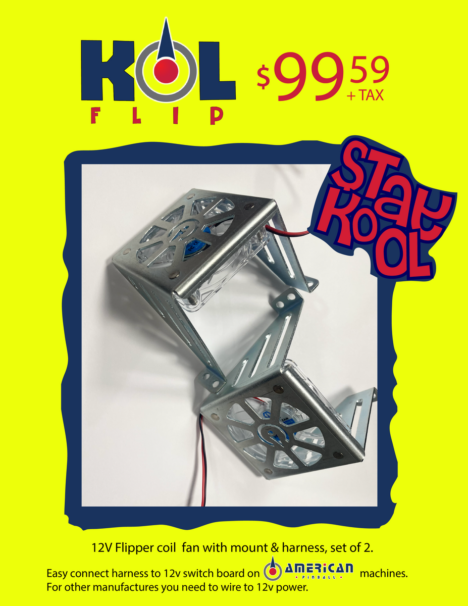 KOOL Flip-Flipper Coil Fans – American Pinball