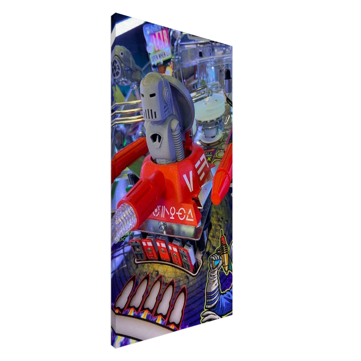 Galactic Tank Force-133 Canvas – American Pinball