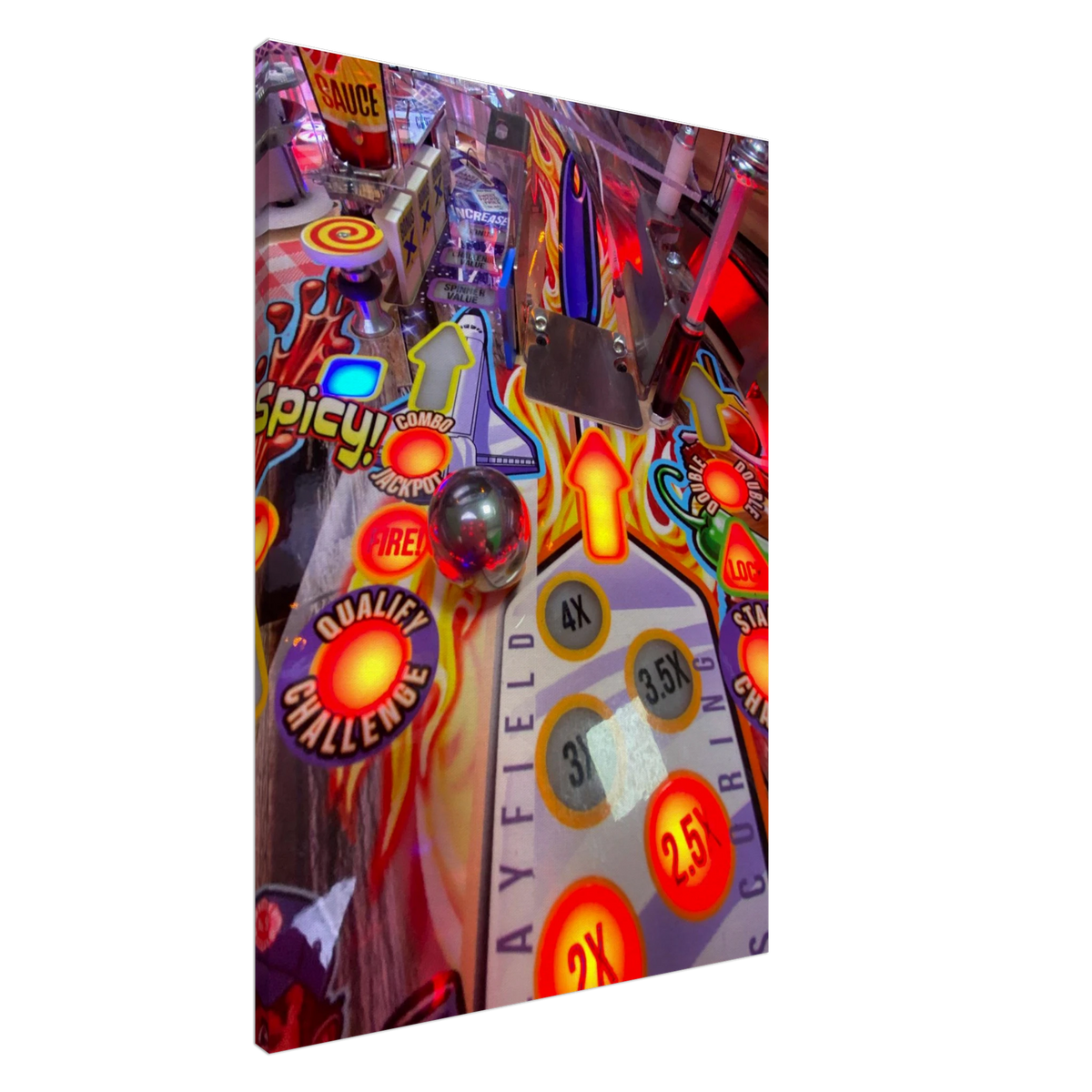 Barry O's BBQ 245 Canvas – American Pinball