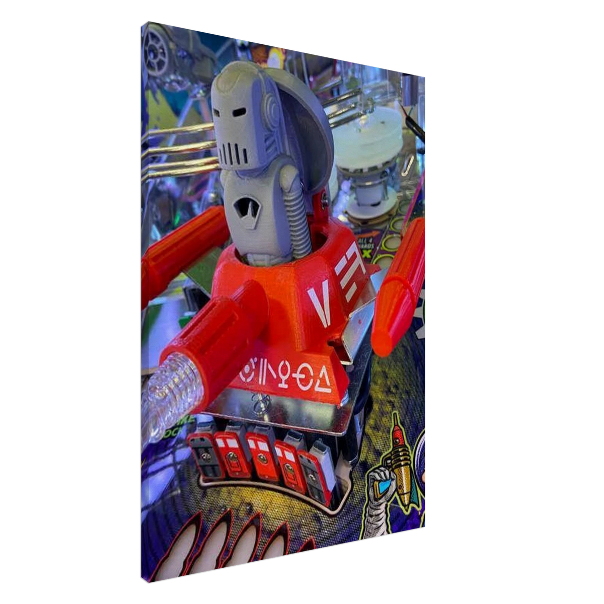 Galactic Tank Force-133 Canvas – American Pinball