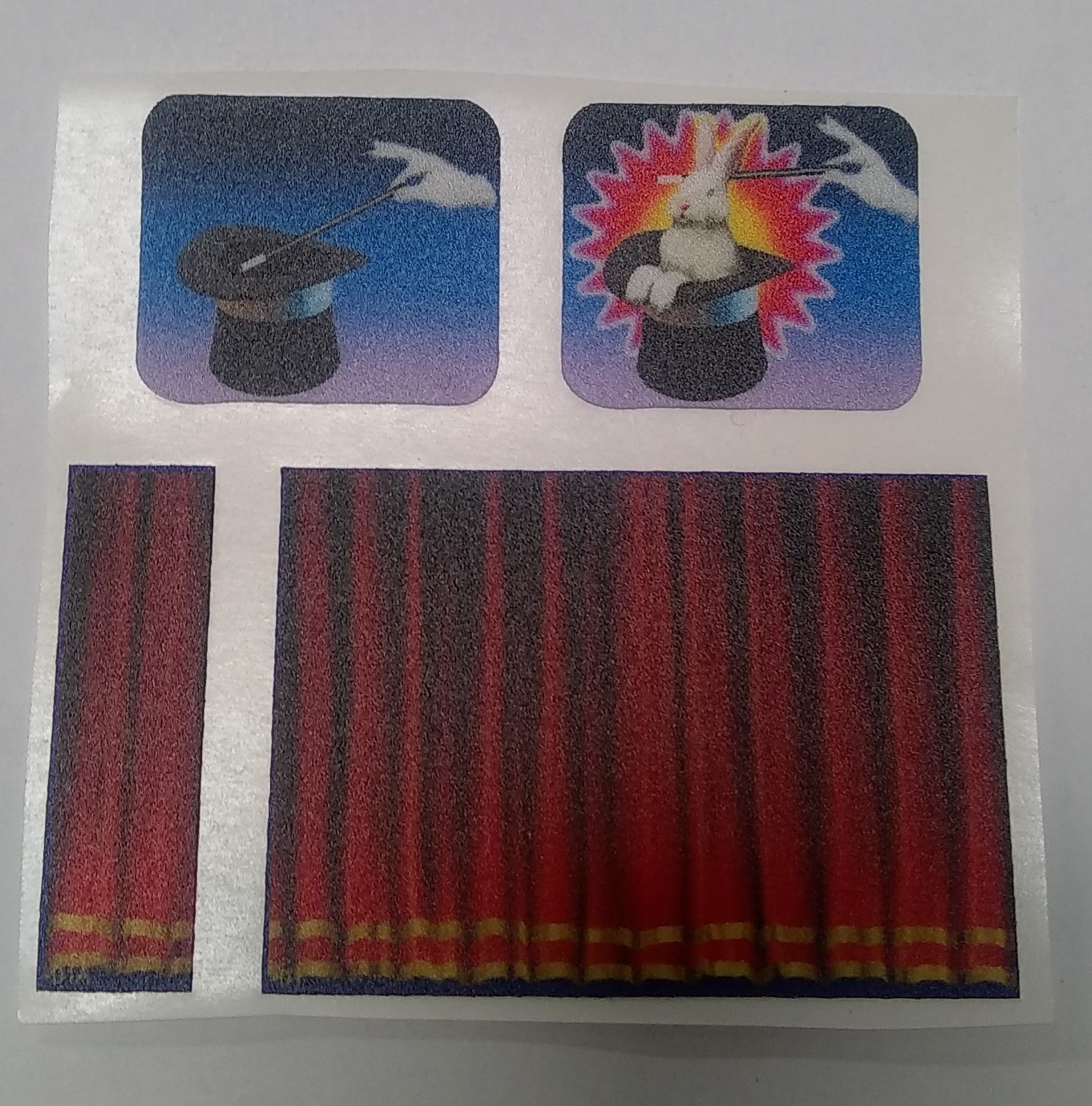 Houdini Stage Curtain Decal, Spinner Front and Back Decal Set ...